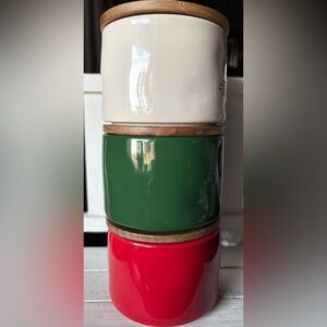 Rae Dunn | Holiday | Rae Dunn Festive Holiday Stacking Cellar Set ...